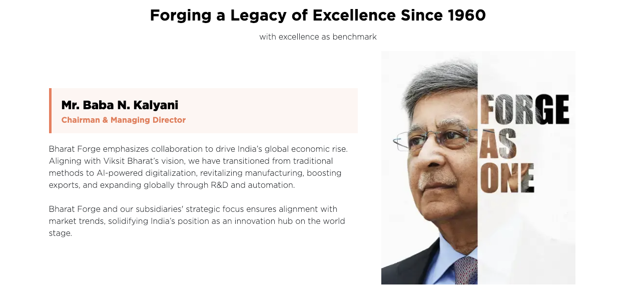 🗣️ “We are transforming Bharat Forge from a forging company into a ...